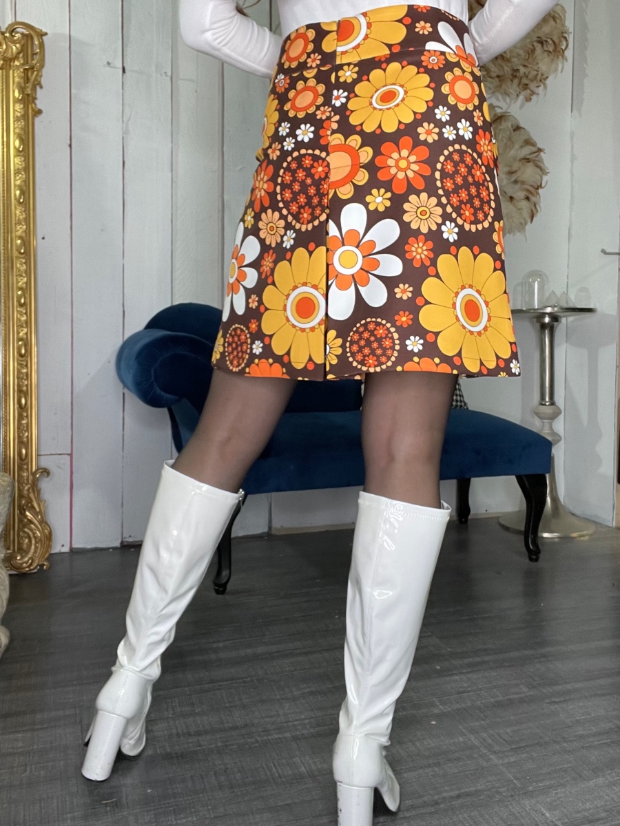 Jupe 70'S N°26 hippocampe| Le Shopping de Laly Jupe 70'S N°26 hippocampe| Le Shopping de Laly