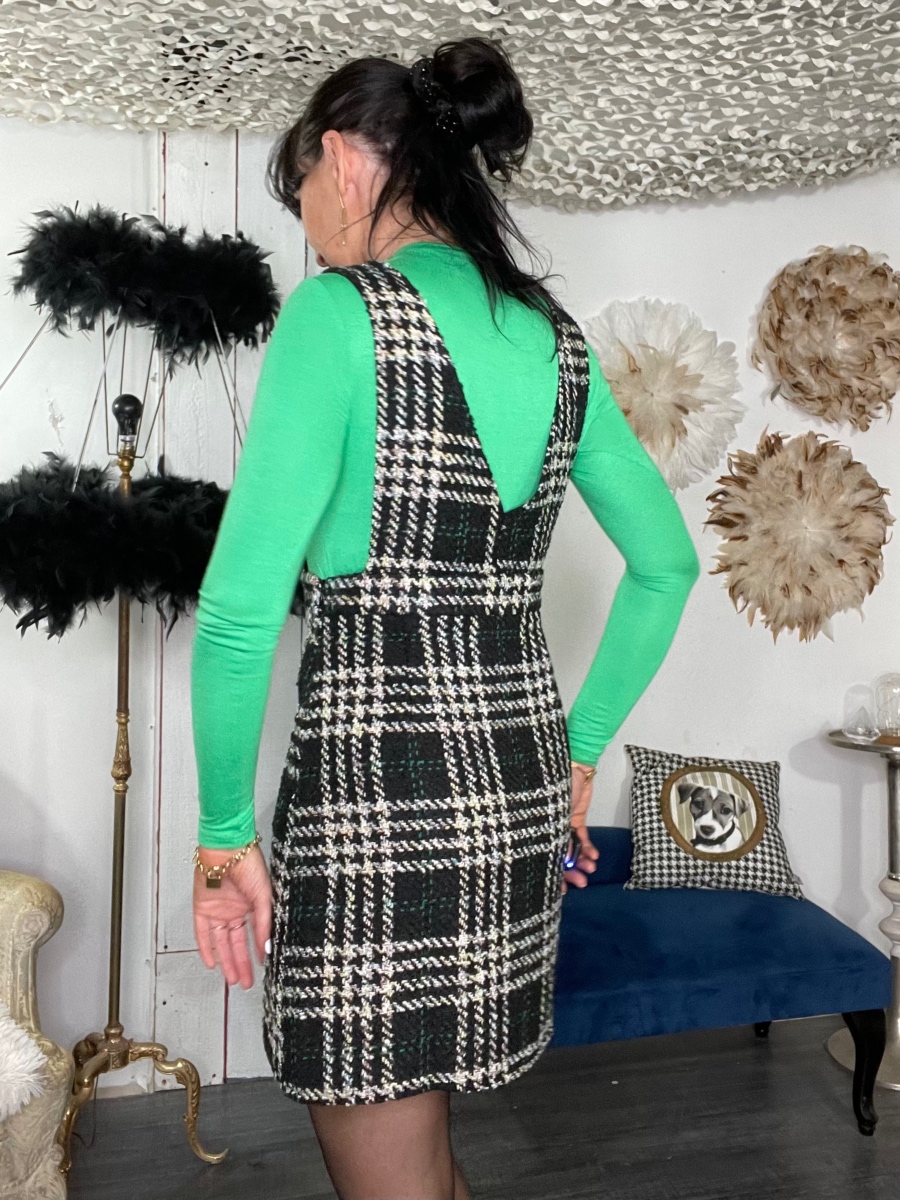 Robe Chasuble Ecossaise courte | Le Shopping de Laly